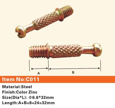 China C011   Furniture connecting fittings:Steel bolt for sale