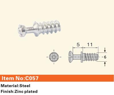 China C057  Furniture connecting fittings:Steel bolt for sale