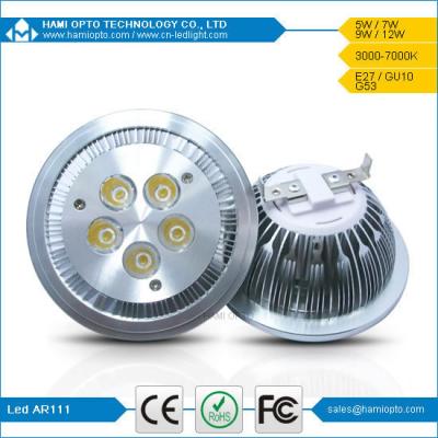 China Factory price 5W high power led spotlight AR111 with CE&ROHS Certification for sale