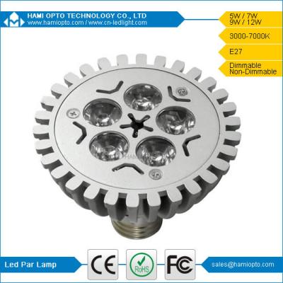 China High brightness led par light 7w AC85-265V for sale