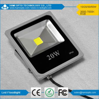 China Outdoor Square IP65 20W Ultra thin LED Flood Light /led flood lighting for sale