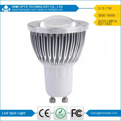 China 3 Years Warranty Dimmable 3w Gu10 Led Spot Light COB AC85-265V for sale