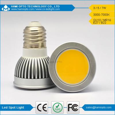China 2014 new design E27 led spot light cob 3 watts warm white for sale
