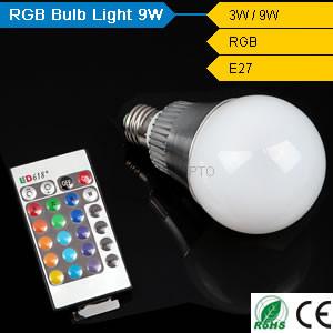 China CE& Rohs rgb 9w led light bulb china manufacturer for bed room for sale