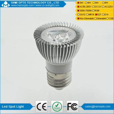 China CE RoHS approved 3W E27 led spot light for sale