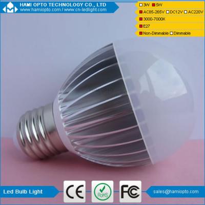 China made in china E27 5w led bulb light for sale