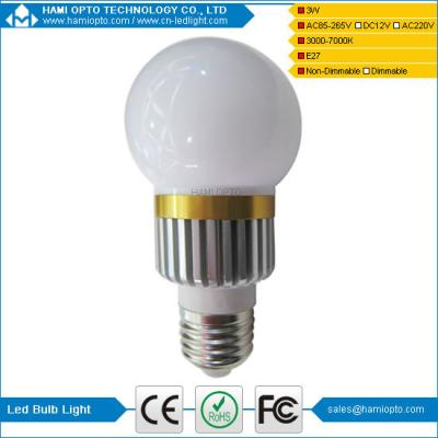 China 3w E27 high brightness LED bulb light with 50000 hours' lifespan for living room for sale