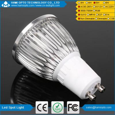 China 5W GU10 Led Light Bulbs Spot Lighting Rohs , Super Bright 450lm Led Spot Lights for sale