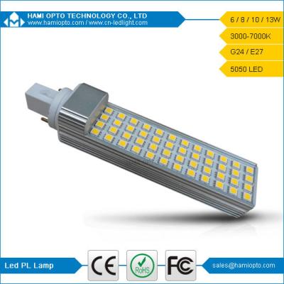 China Energy Saving 10W G24 LED Light High Brightness for Shopping Malls & Supermarkets for sale