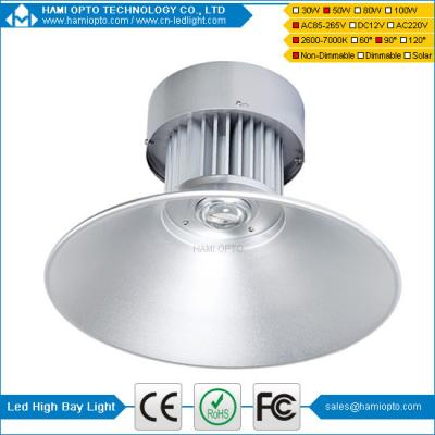 China 2018 Bridgelux Chips Meanwell Driver ip65 high quality 50W led high bay light AC85-265V Indoor and outdoor use for sale