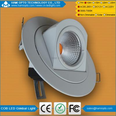 China 10W COB led downlight China led light led gimbal downlight for indoor used for sale