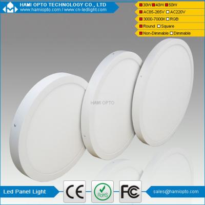 China LED Surface panel Lighting hot sale 120 degree ra80 ce rohs 24W for sale