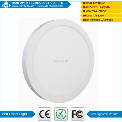 China 40w CE& RoHS approval round surface mounted led panel light nice shape for sale