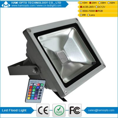 China 20W RGB Remote Control LED Flood Lights Wall Wash Lamp AC85-265V for sale