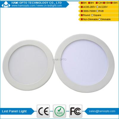 China New 9W Round LED Panel Light Surface Mounted Ceiling Down Light Lamp Warm White for sale