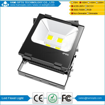 China Energy saving waterproof super bright COB Fins led flood light 100W for sale