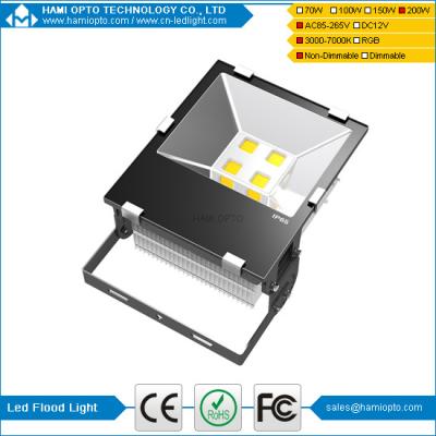 China High brightness outdoor tennis court lighting new finned outdoor 200w led flood light bah for sale