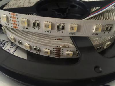 China Adjustable CCT 60led/m SMD5050 LED strip light, IP65 LED digital strip DC12V for sale
