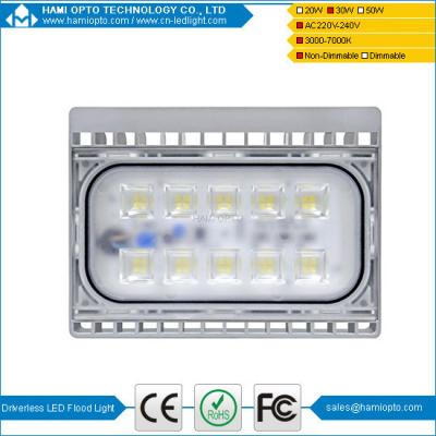 China 30W led outdoor flood light  ultra-thin driverless led flood light 200-265V IP65 waterproof for sale