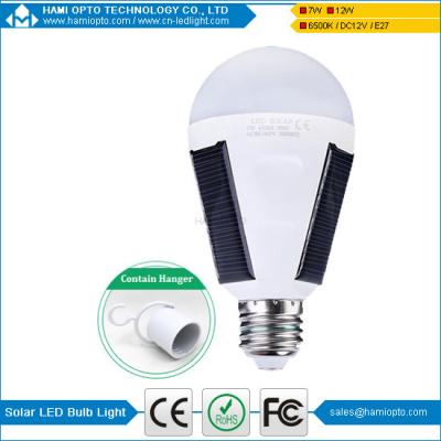 China Portable LED Solar Bulb Light - for Outdoor Indoor Camping Emergency, 12W 720lm White for sale