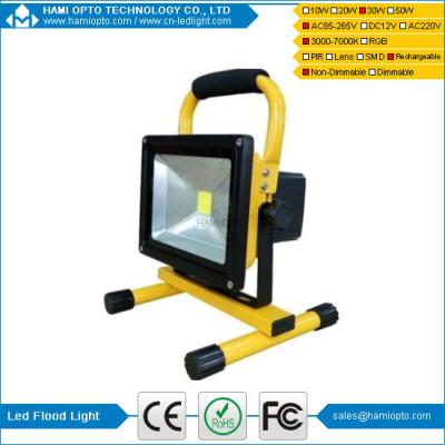China 30W Portable Cordless Work Light Rechargeable LED Flood Spot Camping Hiking Lamp for sale