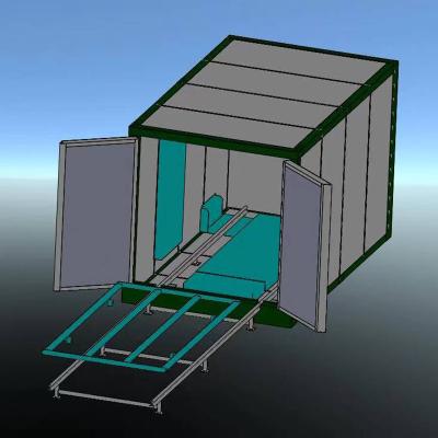 China High Efficient Electrical Powder Coating Curing Oven for Electrostatic Coating Equipment for sale