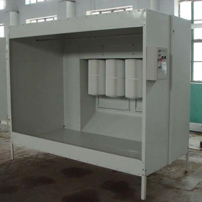 China Best Selling Manual Powder Coating Booth Price for Sale for sale