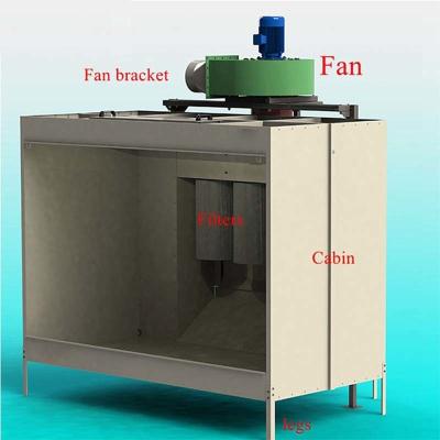 China Good Quality Paint Spray Room for Powder Coating Production Line for sale