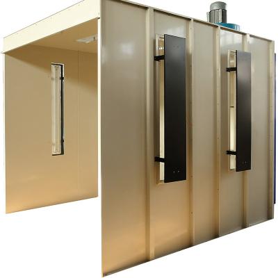 China Wholesale Top Quality Powder Spray Coating Booth with Filter Cyclone System for sale