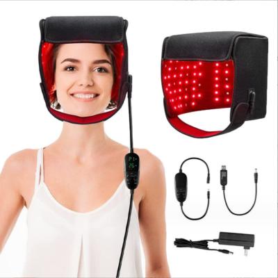 Cina 150 LED 660nm e 830nm Lunghezza d'onda luce infrarossa Terapia del corpo intero Laser di crescita dei capelli cappuccio di luce infrarossa in vendita