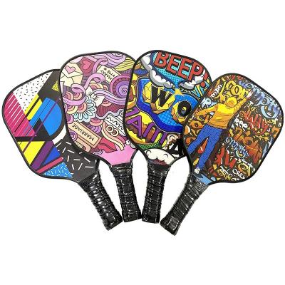 Cina PP Honeycomb UV Stampa Fibra di Carbonio Paddle Pickleball Logo personalizzato in vendita