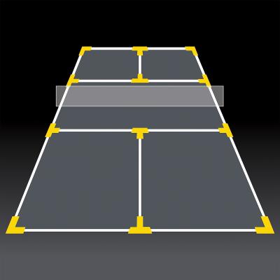 China Kit de marcadores de campo de pickleball marcadores de campo de pickleball marcadores de linha portáteis temporários como marcar posições paddle à venda
