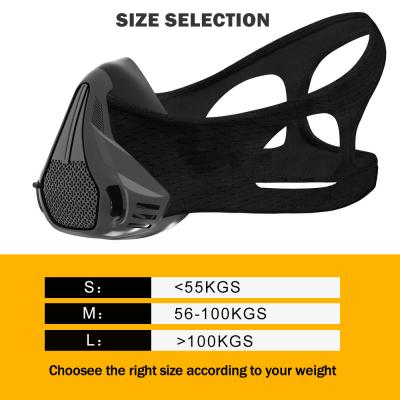 Cina Gym di alta quota Fitness Sport Corsa allenamento allenamento Maschera di allenamento 25 livelli personalizzare Logo in vendita