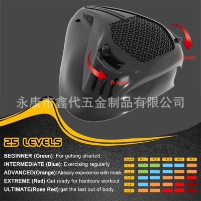 Cina Gym di alta quota Fitness Sport Corsa allenamento allenamento Maschera di allenamento 25 livelli personalizzare Logo in vendita