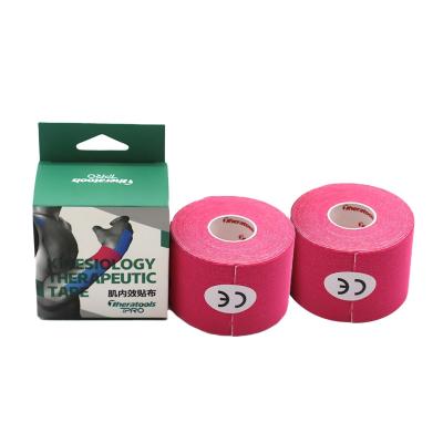 Cina Nastro per fisioterapia Atleti spalla schiena Muscoli articolazioni Nastro sportivo impermeabile respirabile Lattice libero 5m*5cm in vendita