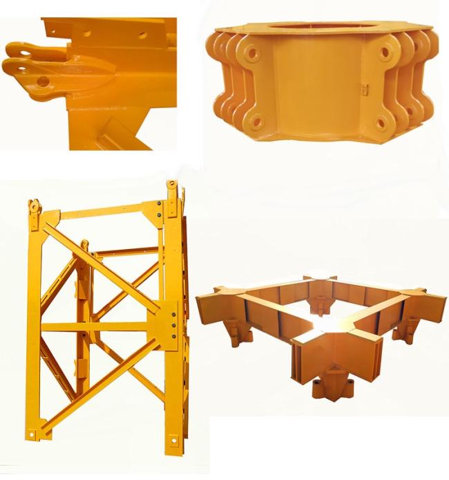 Schneider electric cable QTZ5013 6t Hydraulic Tower Crane with 50m jib