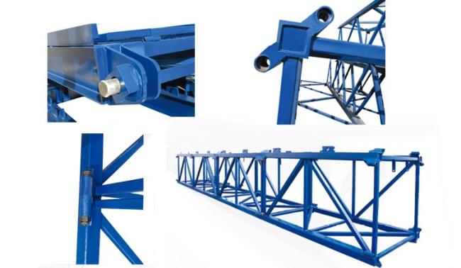 Schneider electric cable QTZ5013 6t Hydraulic Tower Crane with 50m jib