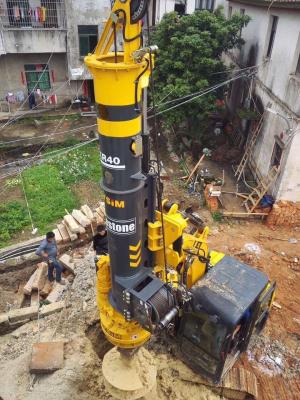 Cina Fondamento d'accatastamento idraulico Max. Drilling Diameter di Rig For Construction Engineering Ground della pista 1200 millimetri di coppia di torsione 50kN.M in vendita
