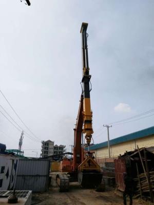 China Telescopic Arm Excavator Dipper Stick Foundation Drilling Tools with 19500mm Max Digging Depth KM180 for sale