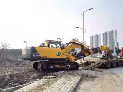 中国 48のM/最低の主要なウィンチの回線速度の小さい回転式積む装備、最高杭打ち機装置KR50 TYSIM。鋭い深さ24のM 販売のため