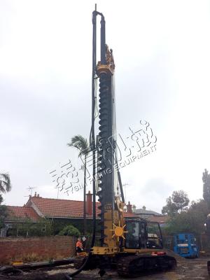 China Kleine Hydraulische Roterende Opstapelende Installatie met van de de Kruklijn van 78 m/min Hoofdsnelheid 125 kN.m-Torsie 15m het boren diepte Te koop