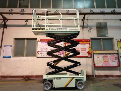 TS6 Working Hydraulic Mobile Scissor Lift 7.8m Workshop Electric Motor Stationary