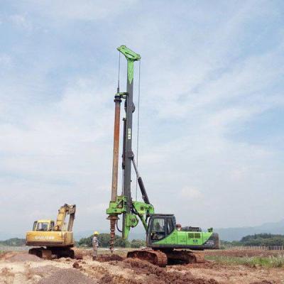 China Construction Rotary Borehole Pile Rig Kr150c 50m Hydraulic Rotary Angle for sale