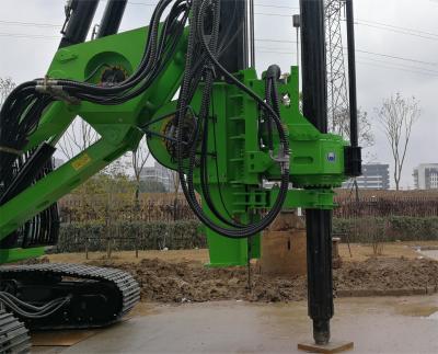 Cina Gli impianti di perforazione d'accatastamento rotatori medi KR220C di Tysim ammontano al peso 66tons 2000mm in vendita