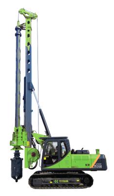 Cina Max. drilling depth 28m(4 node)/22m(3 node) Well Hydraulic Rotary Boring Piling Rig Machine With 8~30 Rpm Rotation Speed in vendita