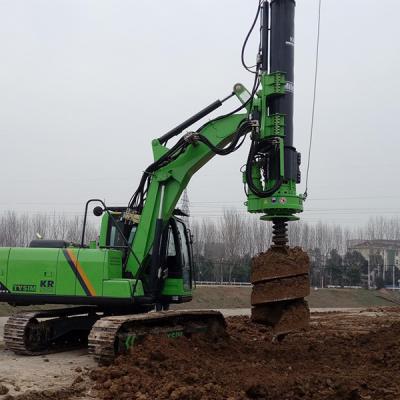 Cina Macchina d'accatastamento rotatoria 12/25t 15mins dell'impianto di perforazione 24m di KR50A la piccola ha finito il foro in vendita