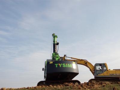 Cina D'accatastamento idraulico massimo del fondamento dell'impianto di perforazione TYSIM KR50A di coppia di torsione 50kN.m piattaforma di produzione il diametro di perforazione massimo 1200mm in vendita