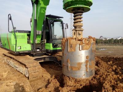 Cina D'accatastamento idraulico massimo del fondamento dell'impianto di perforazione TYSIM KR50A di coppia di torsione 50kN.m piattaforma di produzione il diametro di perforazione massimo 1200mm in vendita
