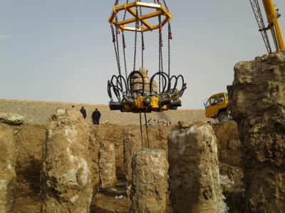 China Do módulo de aço da embalagem de TYSIM KP380A diâmetro redondo hidráulico da pilha de disjuntor da pilha 600~1800 de Max.rod milímetros de kN da pressão 600 à venda