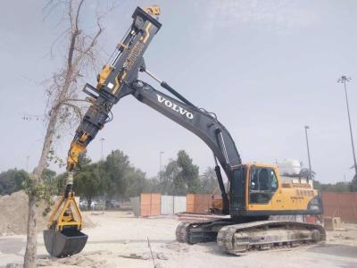 China Excavator rotating clamshell grapple bucket Foundation Drilling Tools for telescopic arm for sale